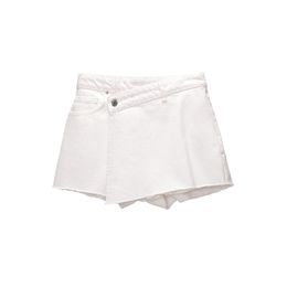 Pull&Bear Pull&Bear Hosenrock Damen Gr&ouml;&szlig;e 38 white denim