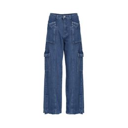 Influencer Cargo Jeans female Blue size 36