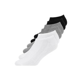 SNOCKS Sneakersocken Damen Gr&ouml;&szlig;e 35/38 grau / schwarz / wei&szlig;