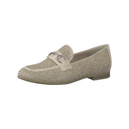 Marco Tozzi Slipper Damen Gr&ouml;&szlig;e 36 beige / silber