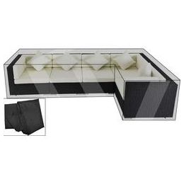 OUTFLEXX Premium Abdeckhauben Set für Lounge theBox-A/-D: 1304/ 1714/ 7175/ 16064, schwarz, wasserbeständig