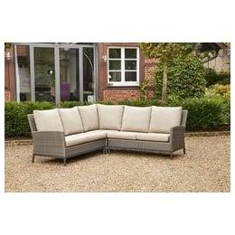 siena GARDEN Amira Lounge, charcoal grey, Alu/Gardino®-Geflecht, für 5 Personen