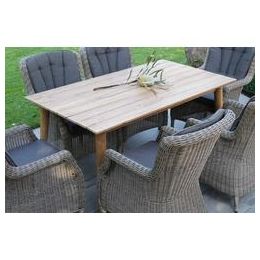 Ploß Ploß Loungetisch Wellington, natur, Premium SLVK-Teakholz, 160 x 90 x 75 cm