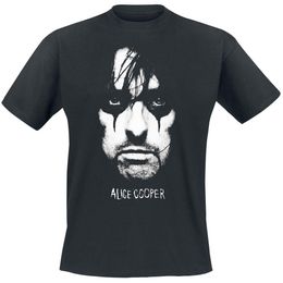 Alice Cooper Portrait T-Shirt schwarz in 4XL ALICA179