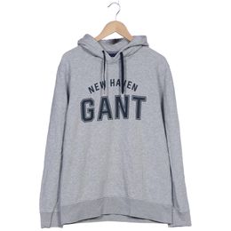 Gant Herren Kapuzenpullover, grau, Gr. 54