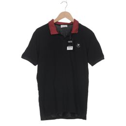 Wood Wood Herren Poloshirt, schwarz, Gr. 52