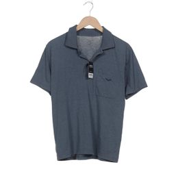 TRIGEMA Herren Poloshirt, blau, Gr. 48