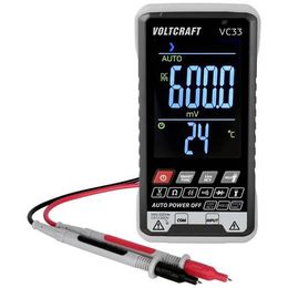 Voltcraft VC33 Hand-Multimeter kalibriert (ISO) digital Anzeige (Counts): 5999