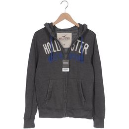 Hollister Herren Kapuzenpullover, grau, Gr. 48