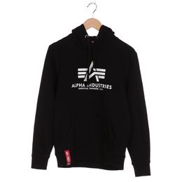 Alpha Industries Herren Kapuzenpullover, schwarz, Gr. 46