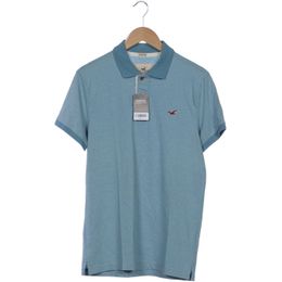 Hollister Herren Poloshirt, blau, Gr. 48