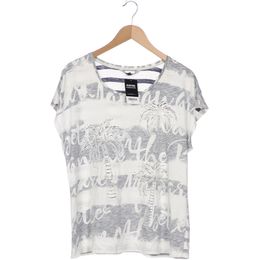 Ulla Popken Damen T-Shirt, weiß, Gr. 42