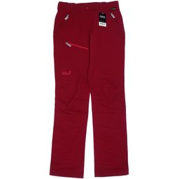 Jack Wolfskin Damen Stoffhose, rot, Gr. 72