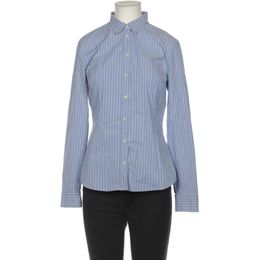 BOSS Orange Damen Bluse, blau, Gr. 38