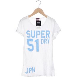 Superdry Damen T-Shirt, weiß, Gr. 38