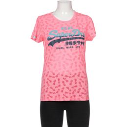 Superdry Damen T-Shirt, pink, Gr. 42