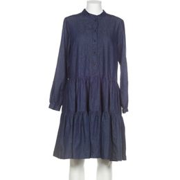 hessnatur Damen Kleid, blau, Gr. 40