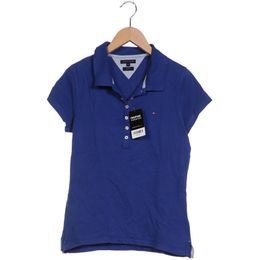 Tommy Hilfiger Damen Poloshirt, blau, Gr. 38