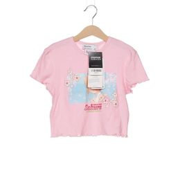 Bershka Damen T-Shirt, pink, Gr. 34