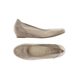 Gabor Damen Ballerinas, beige, Gr. 6