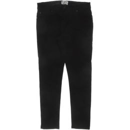 Miss Selfridge Damen Jeans, schwarz, Gr. 10