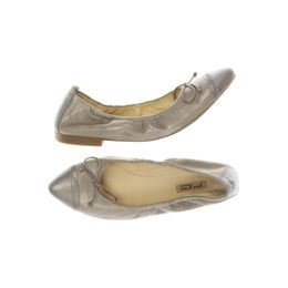 Paul Green Damen Ballerinas, gold, Gr. 6