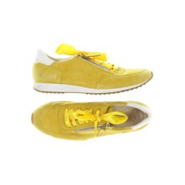 Paul Green Damen Sneakers, gelb, Gr. 5