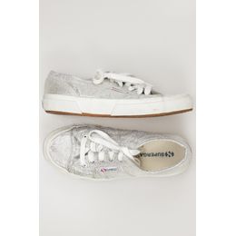 Superga Damen Sneakers, silber, Gr. 37