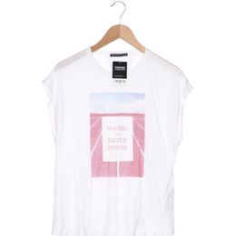 Oysho Damen T-Shirt, weiß, Gr. 36