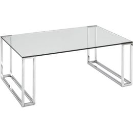 Couchtisch HASSE MÖBEL COLLECTION "8250" Tische Gr. H/T: 44 cm x 70 cm, grau (rauchglas) Couchtisch Eckige Couchtische Glas-Couchtisch wahlweise in Klarglas oder Rauchglas erhältlich