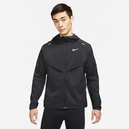 Laufjacke Nike "Windrunner Men's Running Jacket" Gr. XL, schwarz (black, reflective silv) Herren Jacken