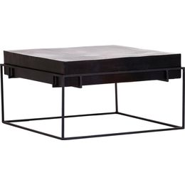 Couchtisch GUTMANN FACTORY, schwarz, Wohnzimmer, Tische, "Mix&Match", im Industrial Style, quadratisch
