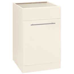 Wiho-Küchen Spülenschrank WIHO KÜCHEN, B:50cm H:82cm T:57cm, beige, Küche, Schränke, "Flexi2", Breite 50 cm