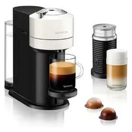 De'Longhi NESPRESSO Kapselmaschine "Vertuo Next Bundle ENV 120.WAE, von DeLonghi, White" Kaffeemaschinen inkl. Aeroccino Milchaufschäumer im Wert von 75,- UVP weiß