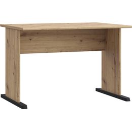 Schreibtisch FORTE "Tempra" Tische Gr. B/H/T: 108cm x 72cm x 72cm, braun (artisan eiche) Breite 108 cm