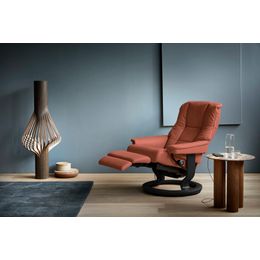 Relaxsessel stressless, B:79cm H:101cm T:77cm, rot, Leder BATICK: BATICK ist ein leicht korrigiertes, durchgefärbtes und genarbtes Möbelleder, bei