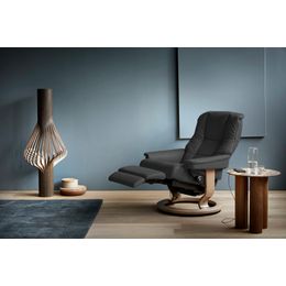 Relaxsessel stressless, B:79cm H:101cm T:77cm, grau, Leder BATICK: BATICK ist ein leicht korrigiertes, durchgefärbtes und genarbtes Möbelleder, bei