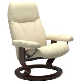 Relaxsessel stressless, B:72cm H:94cm T:70cm, beige, Leder BATICK: BATICK ist ein leicht korrigiertes, durchgefärbtes und genarbtes Möbelleder, bei