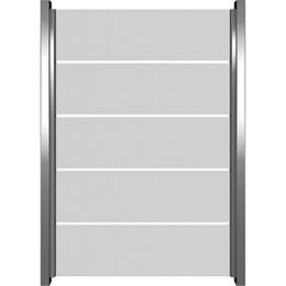 GroJa Ambiente Glas-Sichtschutz Blockstreifen Sichtschutz, 90 cm