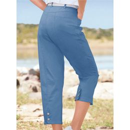 7/8-Jeans Casual Looks Gr. 44, Normalgrößen, blau (blue, bleached) Damen Jeans