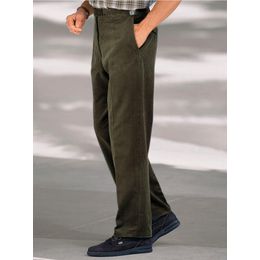 Cordhose CLASSIC Gr. 24, Unterbauchgrößen, grün (oliv) Herren Hosen