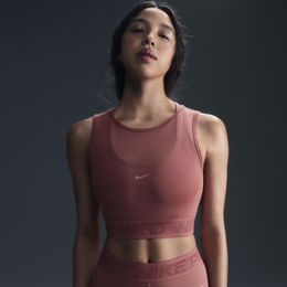 Nike Pro Mesh-Tanktop für Damen - Pink