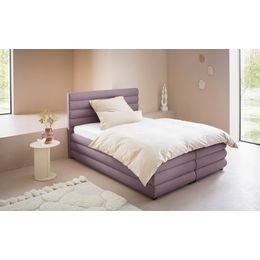 Polsterbett "Maylis", rosa (rosé), B:152cm L:211cm, 100% Polyester, LeGer Home by Lena Gercke, Betten, Polsterbett ohne Bettkasten Polsterbett, wahlweise mit und ohne Matratze und Lattenrost, auch in 200cm Breite