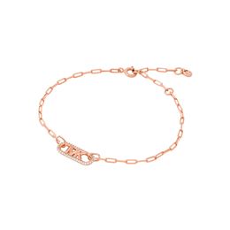 Armband Michael Kors "PREMIUM, EMPIRE, OVAL, MKC1656CZ" Armbänder Gr. Silber 925 (Sterlingsilber), rosegold (roségoldfarben, kristallweiß, kristallweiß) Damen mit Zirkonia (synth.)