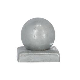 Kugel-Pfostenkappe Metall 10 x 9,1 x 9,1 cm