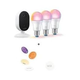 WIZ Security Camera Starter-Set WiFi + NFC-Tags 4er-Set