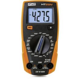 HT Instruments HT25N Hand-Multimeter kalibriert (DAkkS-akkreditiertes Labor) digital CAT III 600 V Anzeige (Counts): 2000