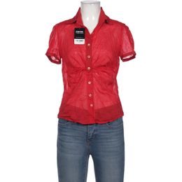 René Lezard Rene Lezard Damen Bluse, rot, Gr. 36