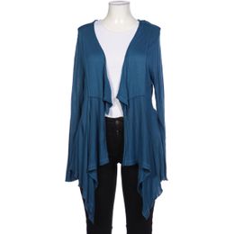 Sara Lindholm Damen Strickjacke, blau, Gr. 44