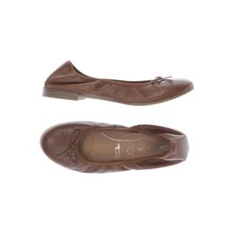 Tamaris Damen Ballerinas, braun, Gr. 36